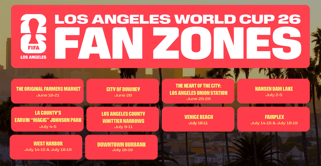 Los Angeles World Cup 26 Fan Zones - losangelesfwc26.com